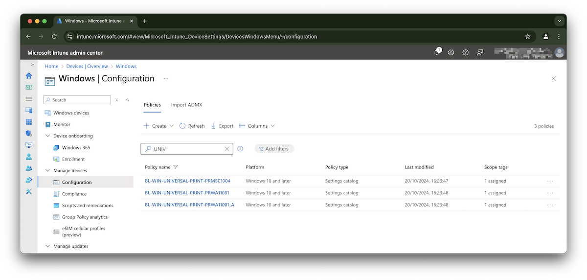 Intune Printer Deployment: Universal Print Policy Removal & Automation
